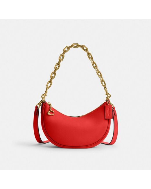 COACH Mira Shoulder Bag in Red | Lyst