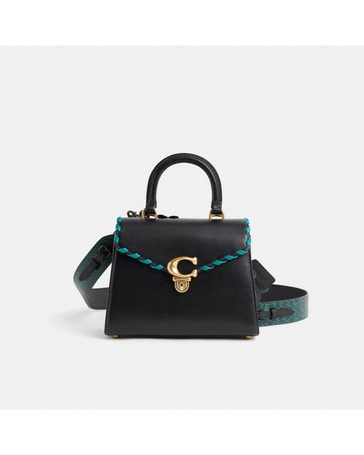 COACH Upcrafted Sammy Top Handle in Black | Lyst