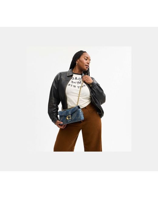 COACH Tabby Shoulder Bag 26 in Blue | Lyst UK