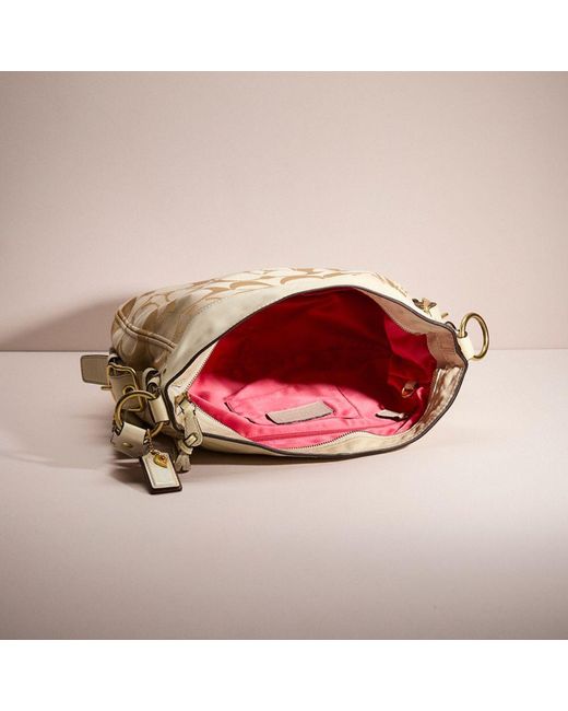 COACH Upcrafted Signature Large Zoe In Signature in Natural | Lyst