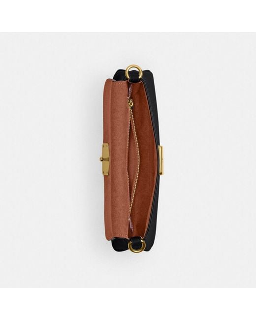COACH Jet Shoulder Bag in Black | Lyst