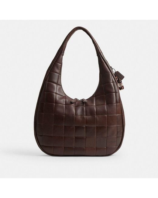 Coachtopia Alter/ego Large Crescent Shoulder Bag in Brown | Lyst