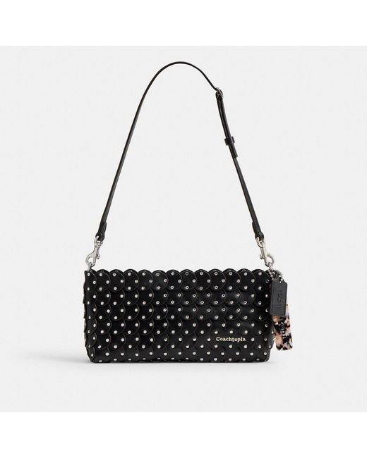 COACH Alter/ego Link Bag In Upcrafted Leather in Black | Lyst