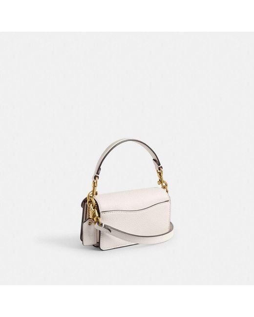 COACH Tabby Bag 12 in White | Lyst