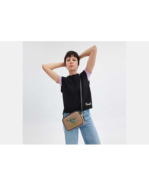 COACH Cosmic Coach Jamie Camera Bag With Rexy Print in Black | Lyst