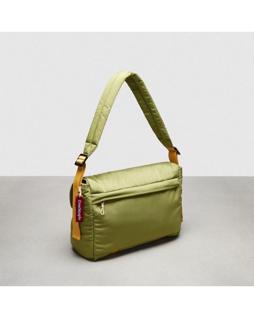 COACH Topia Loop Messenger Bag in Green | Lyst