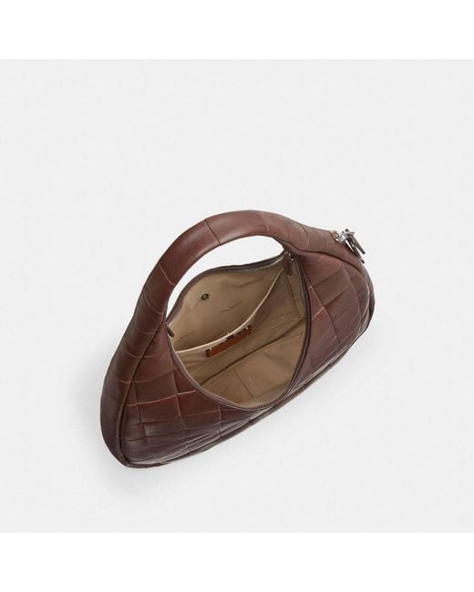 Coachtopia Alter/ego Large Crescent Shoulder Bag in Brown | Lyst