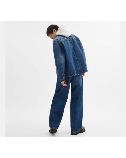 COACH Denim Chore Coat in Blue for Men | Lyst UK