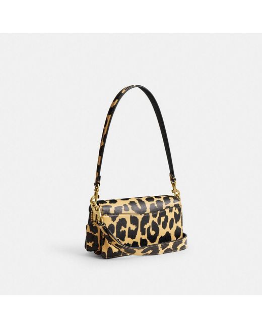 COACH Tabby Shoulder Bag 20 With Leopard Print in Metallic | Lyst Canada
