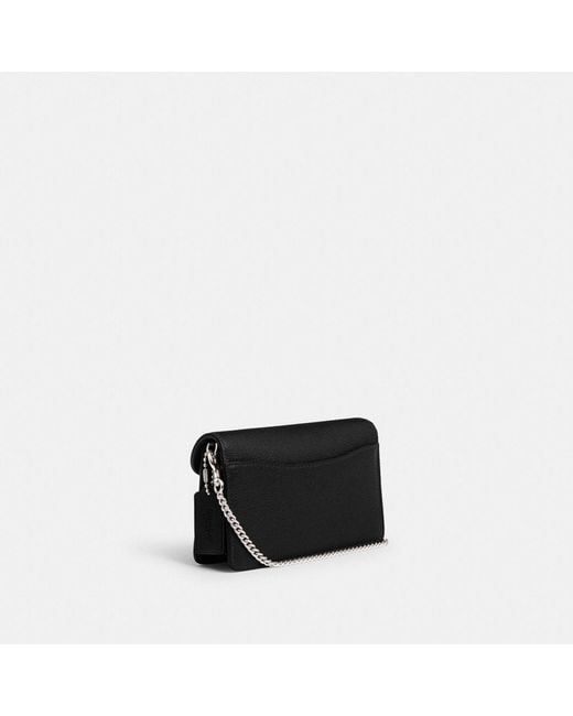 COACH Tabby Chain Clutch in Black | Lyst