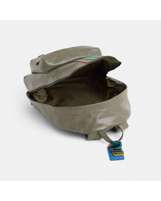 COACH Upcrafted Hall Backpack in Green for Men | Lyst