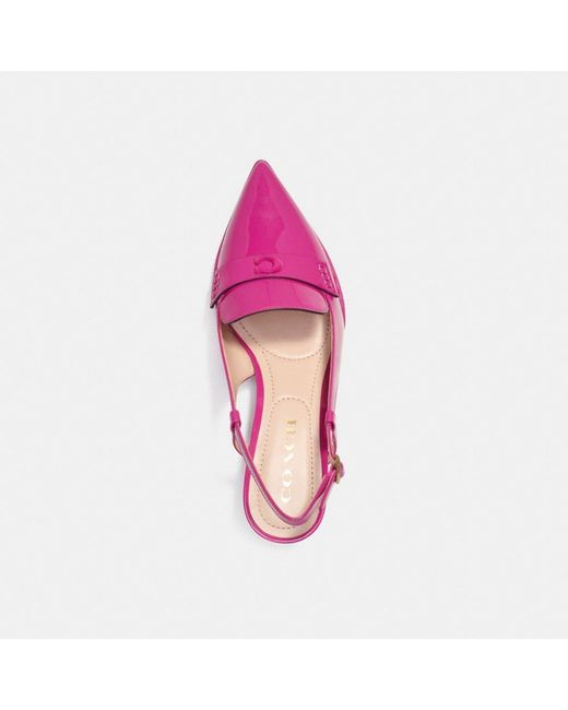 COACH Nikola Hybrid Slingback in Pink | Lyst