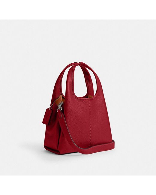 COACH Lana Shoulder Bag 23 in Red | Lyst