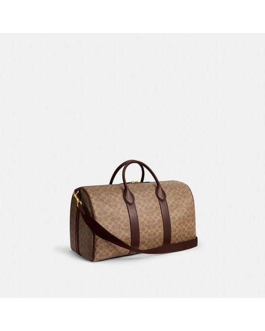 COACH Compass Bag 50 In Signature Canvas in Brown for Men | Lyst