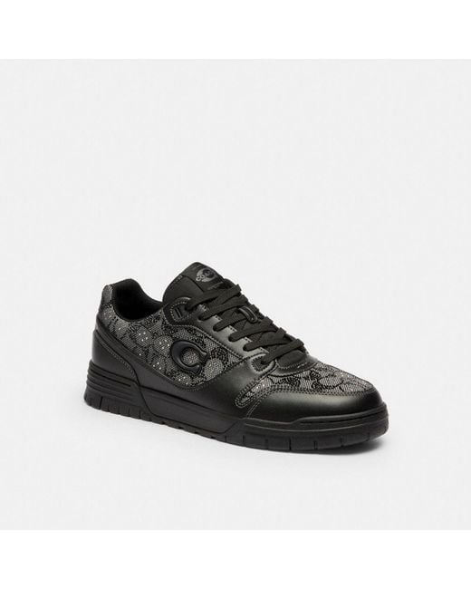 COACH Soho Sneaker With Crystal Signature Jacquard in Black for Men | Lyst