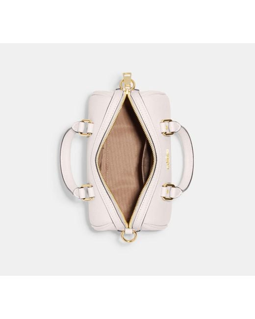 COACH Mini Rowan Crossbody Bag in Black | Lyst UK