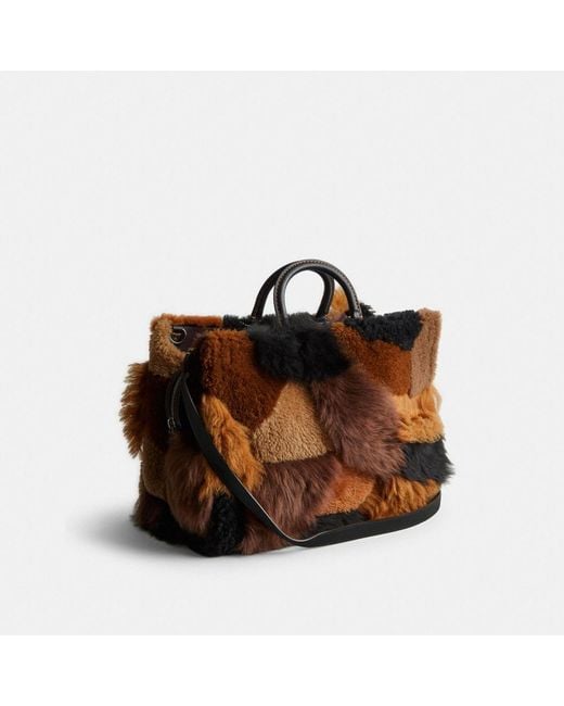 COACH Rogue 39 With Patchwork in Brown | Lyst