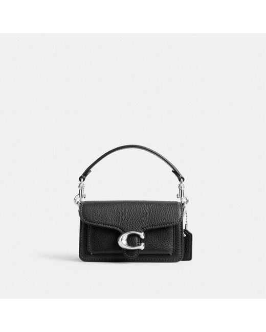 COACH Tabby Bag 12 in Black | Lyst