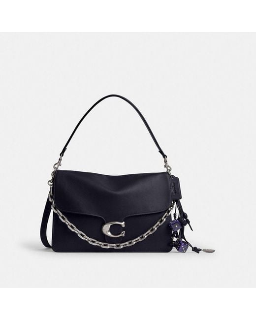 COACH Runway Chain Tabby Shoulder Bag 35 in Blue | Lyst