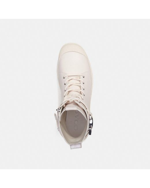 COACH Tucker Boot With Signature Canvas in Natural for Men | Lyst