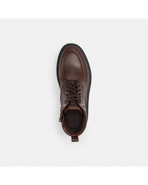 COACH Connor Boot in Brown for Men | Lyst