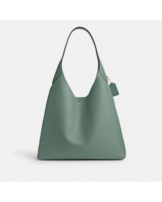 COACH Brooklyn Shoulder Bag 39 in Green | Lyst