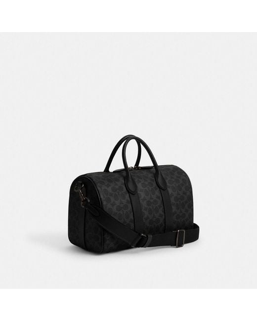 COACH Compass Bag 35 in Black | Lyst