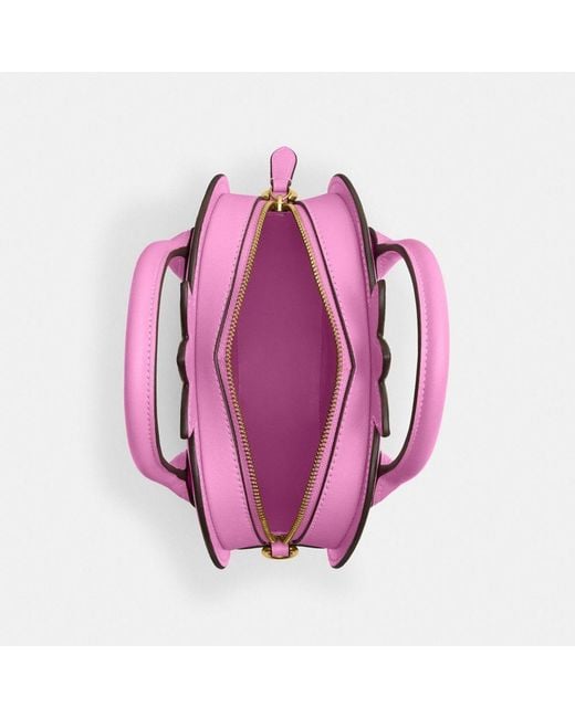 COACH Strawberry Bag In Regenerative Leather in Pink | Lyst