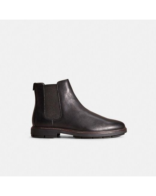 COACH Restored Chelsea Boot in Black for Men | Lyst