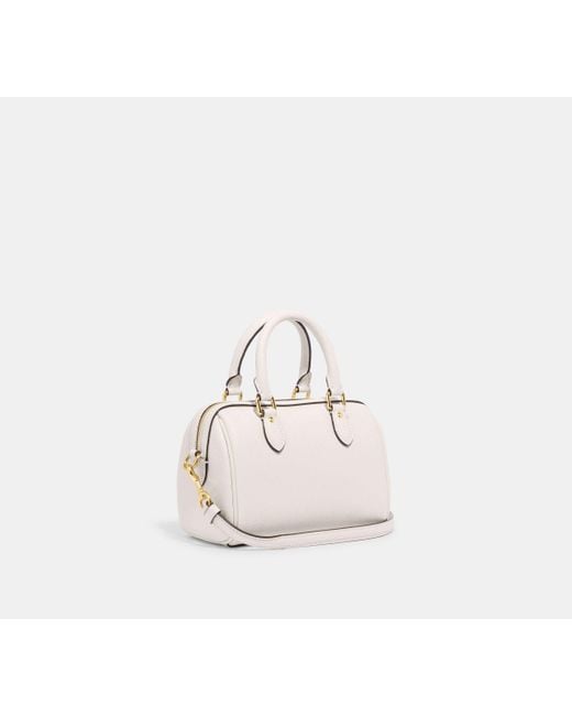 COACH Mini Rowan Crossbody Bag in Black | Lyst UK