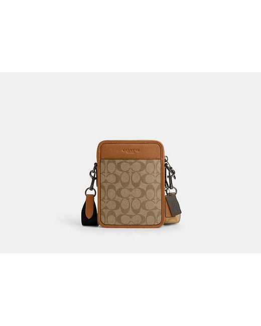 COACH Sullivan Crossbody Bag - Brown | Leather in Black for Men | Lyst UK