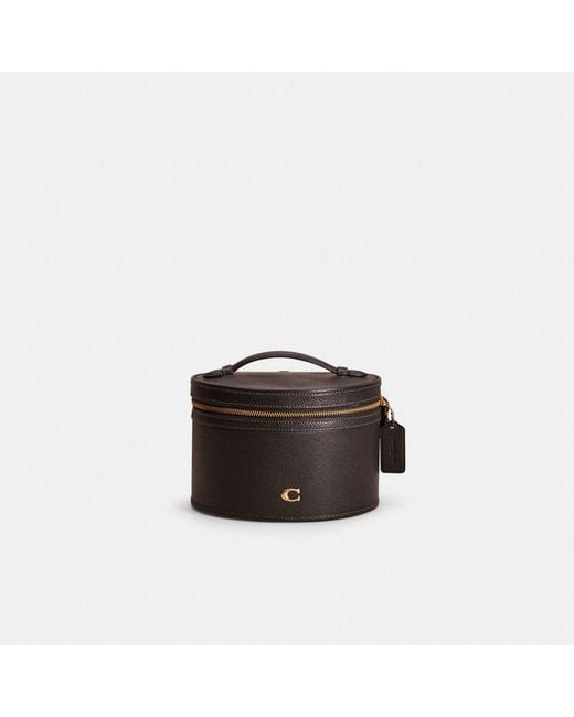 COACH Restored Essential Vanity Case in Brown | Lyst