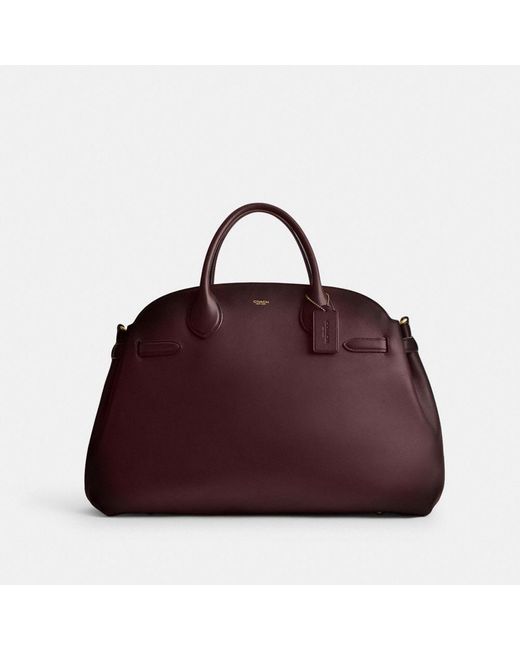 COACH Soft Empire Carryall Bag 48 in Purple | Lyst