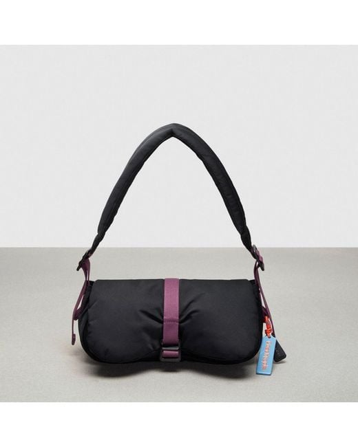 COACH Topia Loop Puffy Wavy Dinky Bag in Black | Lyst