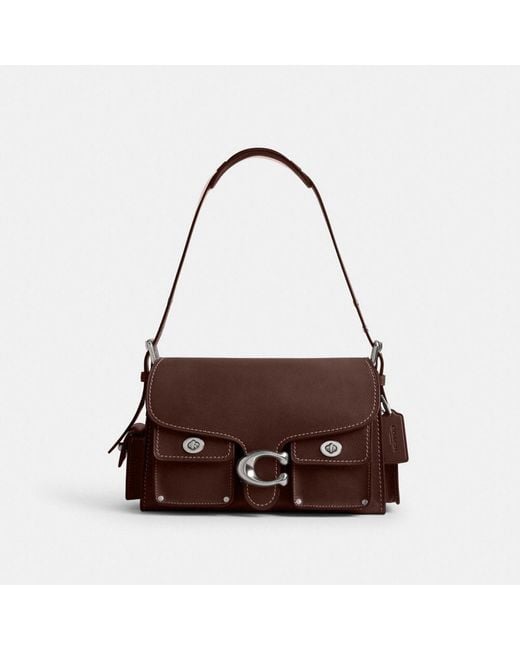 COACH Cargo Turnlock Soft Tabby in Brown | Lyst