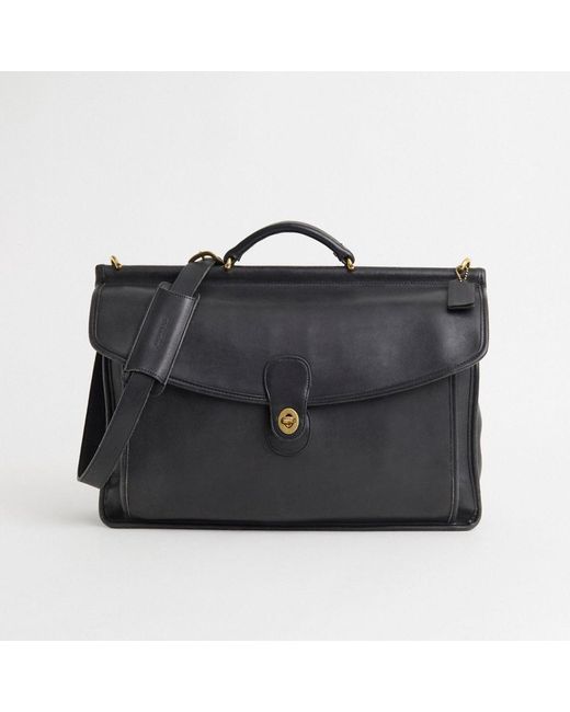 COACH Vintage Beekman Brief in Black for Men | Lyst