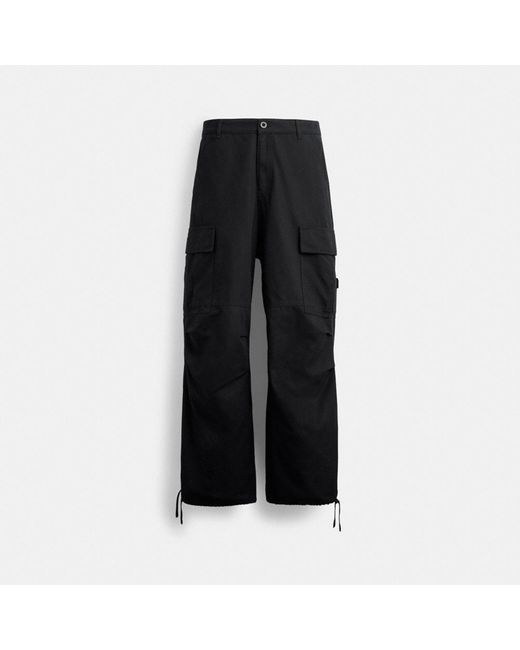 COACH Cargo Pants in Black for Men | Lyst