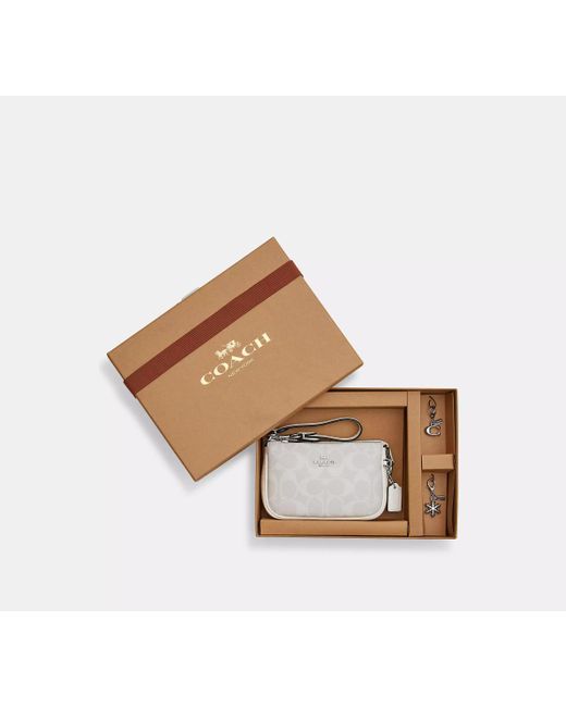 COACH Boxed Nolita 15 - White | Pvc | Lyst UK