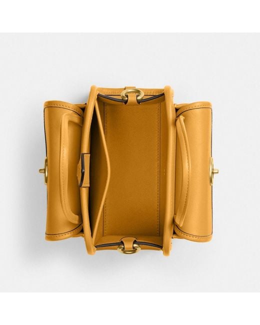 COACH Safari Bag in Yellow | Lyst