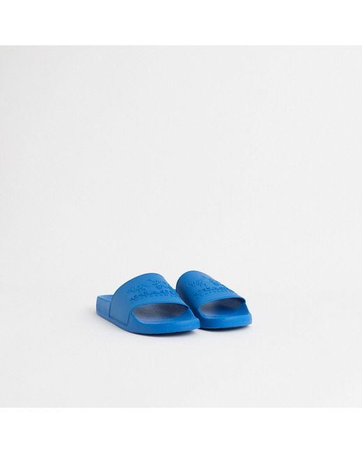 COACH Restored Slide in Blue for Men | Lyst