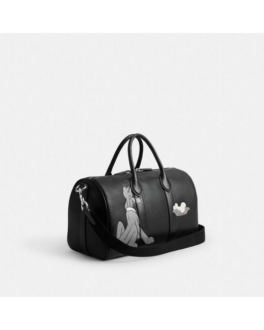 COACH Disney X Compass Bag 35 With Pluto in Black for Men | Lyst