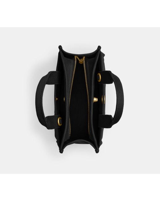 COACH New Year Cargo Tote Bag 26 With Coach Snake Script in Black | Lyst UK