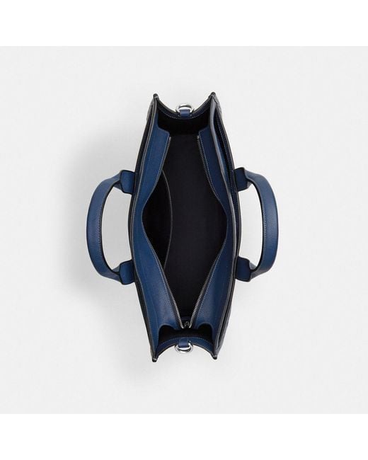 COACH Wesley Tote in Blue for Men | Lyst