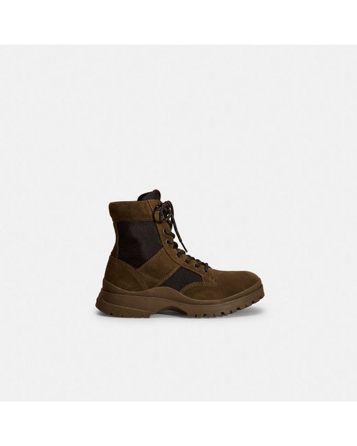 COACH Restored Utility Boot in Brown for Men | Lyst