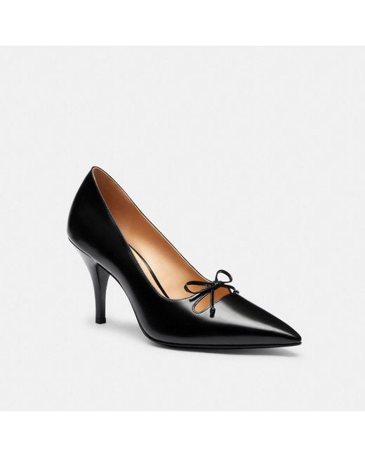 COACH Pump in Black | Lyst