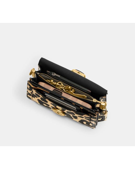 COACH Tabby Shoulder Bag 20 With Leopard Print in Black | Lyst UK
