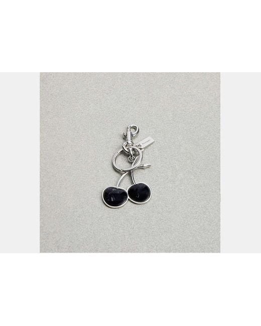 COACH Cherry Bag Charm in Black | Lyst