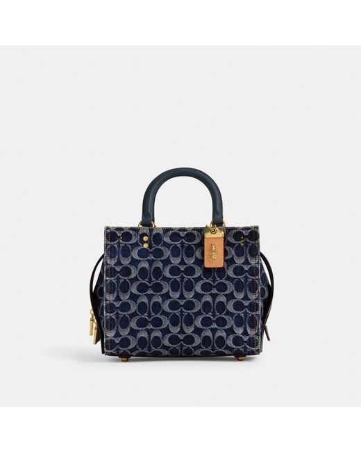 COACH Rogue Bag 25 In Signature Denim in Blue | Lyst