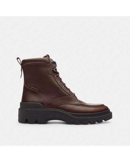 COACH Connor Boot in Brown for Men | Lyst