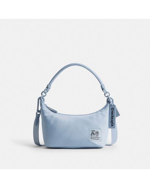 COACH Coachtopia Loop Shoulder Bag in Blue | Lyst